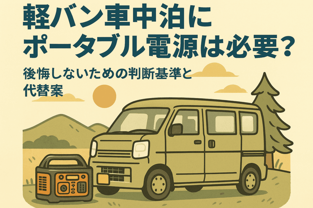 Vanlife Mini｜軽バンで旅する小さな暮らし | 旅慣れしていなくても大丈夫。ゆるく始める車中泊